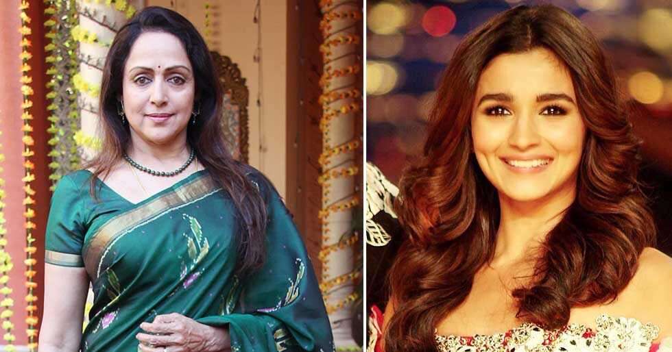 Hema Malini feels Alia Bhatt is perfect to play Basanti from Sholay ...