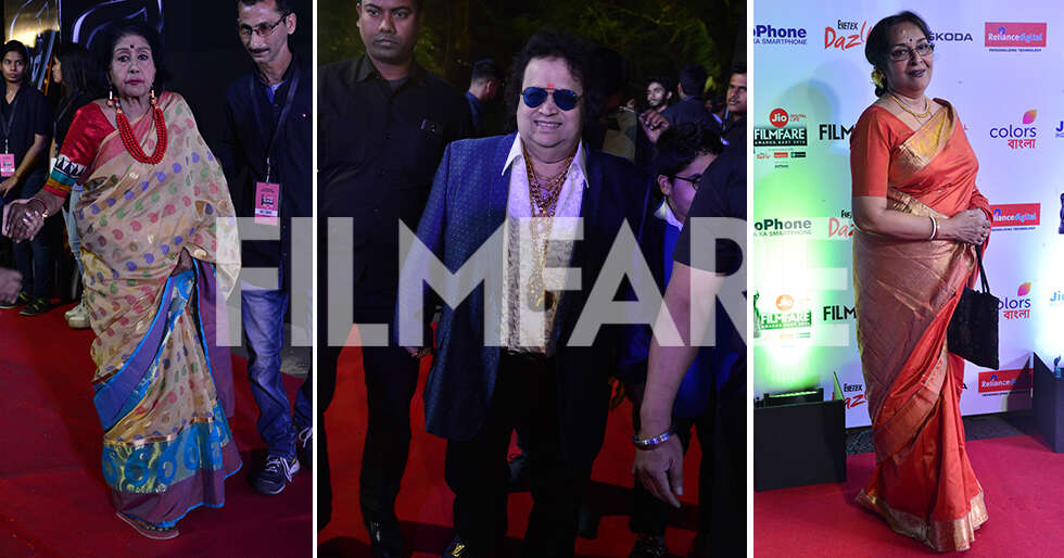 Sabitri Chatterjee, Bappi Lahiri & Mamata Shankar attend the Jio ...