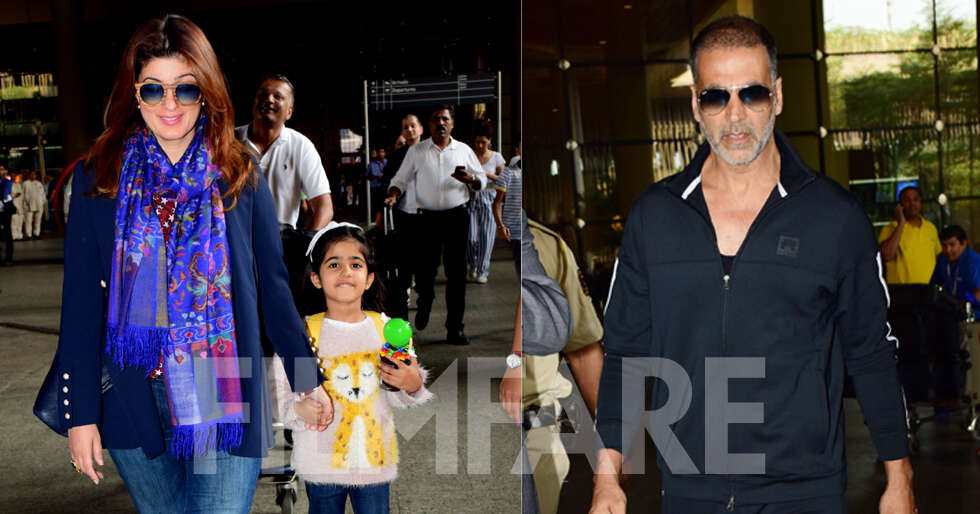 Akshay Kumar returns to Mumbai after a long holiday with his family ...
