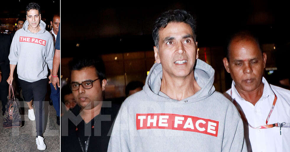 Akshay Kumar returns from London looking handsome as ever | Filmfare.com
