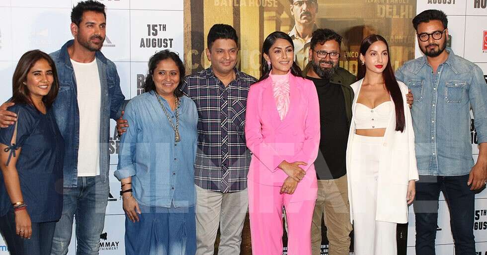 Photos: John Abraham, Nora Fatehi and Mrunal Thakur arrive in style for ...