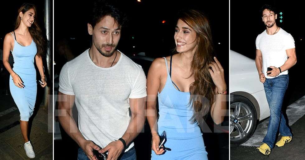 Tiger Shroff and Disha Patani can’t stop smiling in each other’s ...