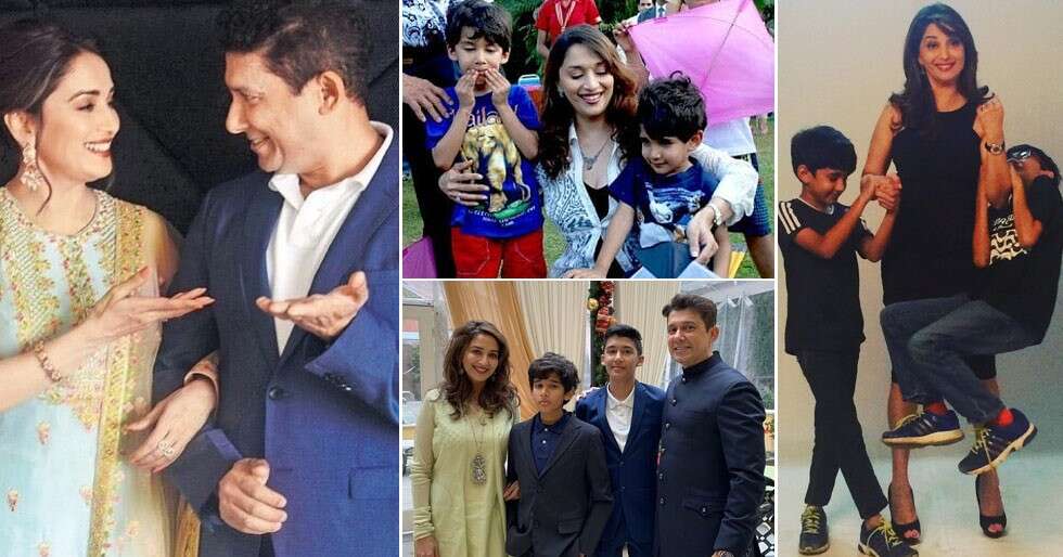 Birthday Special: 10 lovely family pictures of Madhuri Dixit Nene ...