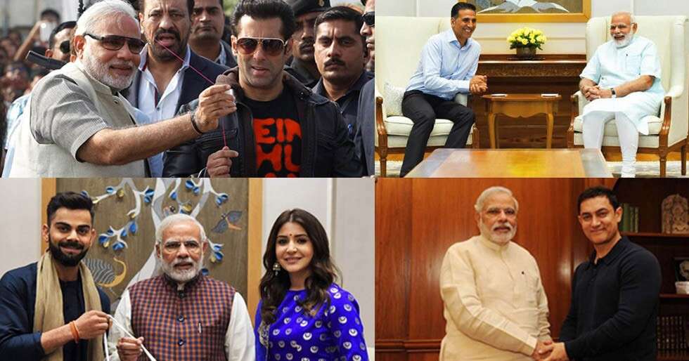 10 pictures of Bollywood stars with Prime Minister Narendra Modi ...