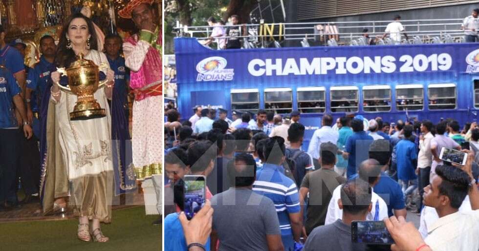 Mumbai Indians celebrate IPL title with a victory parade | Filmfare.com