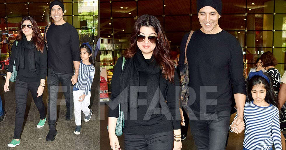 Akshay Kumar back in Mumbai with his family after vacationing in London ...