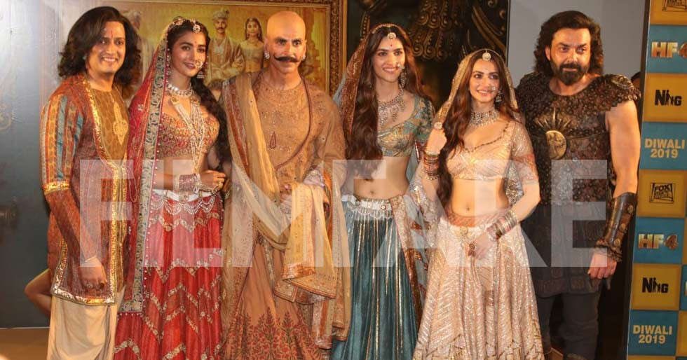 Photos: The cast of Housefull 4 at the trailer launch of the film ...