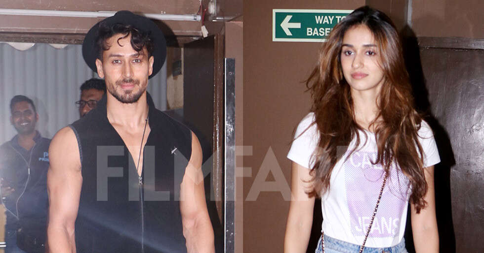 Tiger ShroffTiger Shroff and Disha Patani head out for a movie night ...