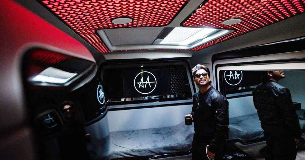 These pictures of Allu Arjun’s vanity van spell luxury | Filmfare.com