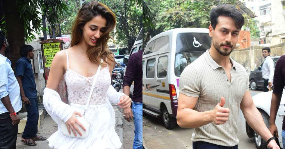 Disha Patani and Tiger Shroff head out for a mid-week lunch date ...