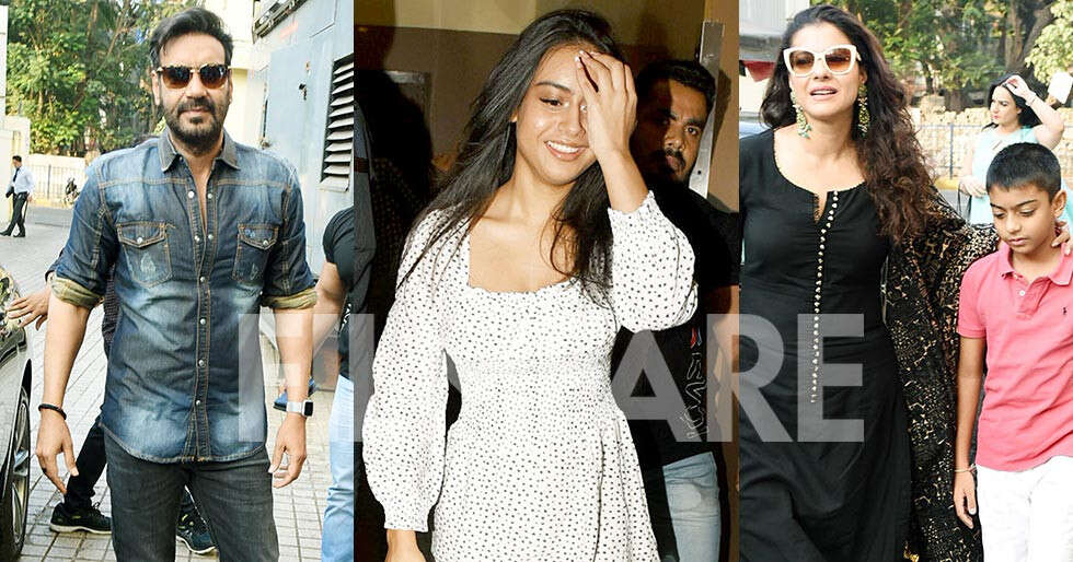 Photos : Ajay Devgn and Kajol hold a special screening of Tanhaji for ...