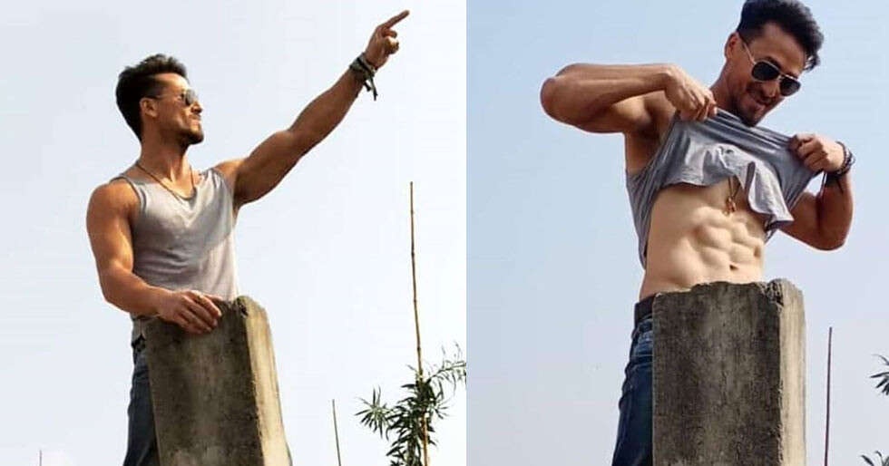 Video: Tiger Shroff flaunts his abs for his fans in Jaipur | Filmfare.com