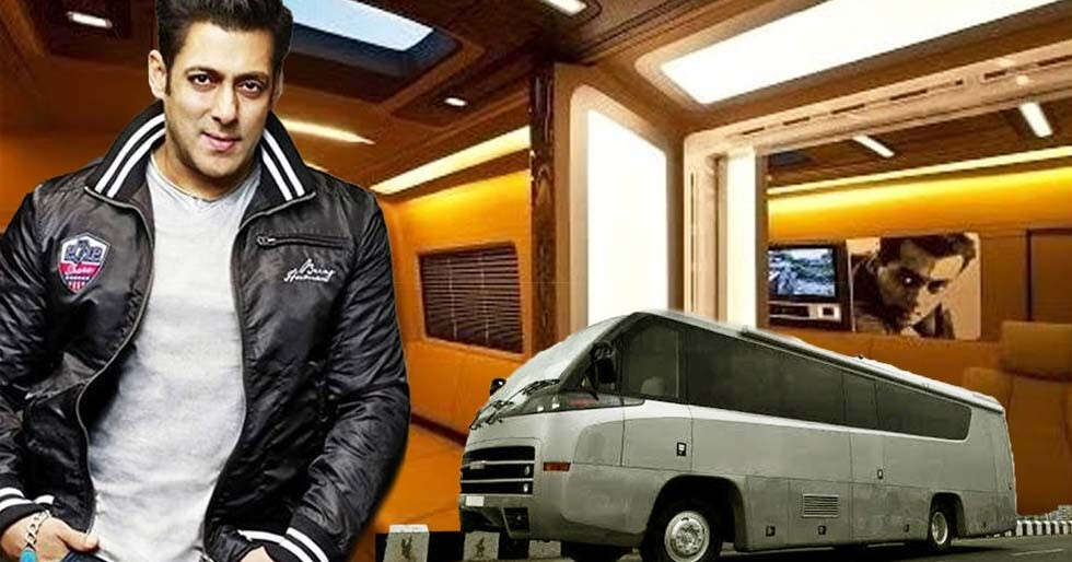 Salman Khan’s vanity van is the ultimate in luxury | Filmfare.com