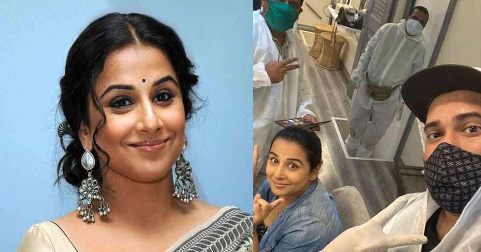 Picture Proof! Vidya Balan is Back on the Sets | Filmfare.com