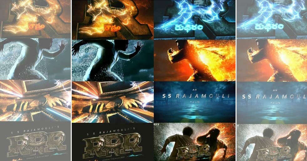 Here’s the title logo and motion poster of RRR | Filmfare.com
