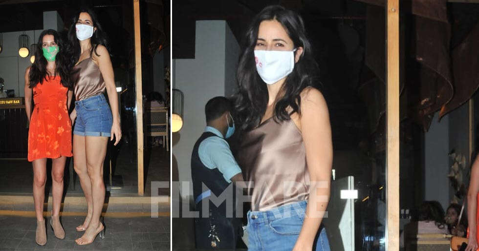 Katrina steps out for dinner with her sister Isabelle and the Kaif ...