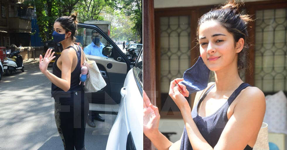 Ananya Panday spotted after her gym session in the city | Filmfare.com