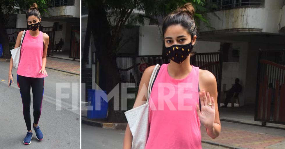 Ananya Panday clicked at her fittest best and motivating her fans ...