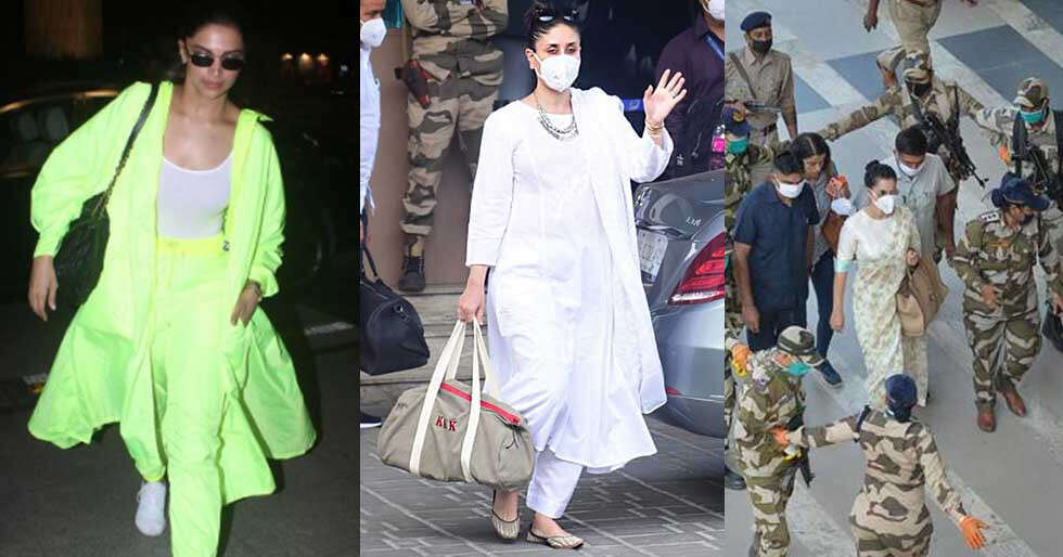 Post-lockdown celebrity airport looks that we loved | Filmfare.com