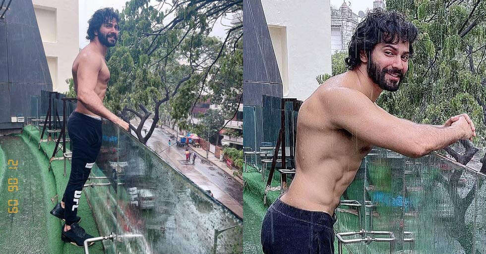 Varun Dhawan Shares Pictures Enjoying The Mumbai Monsoon