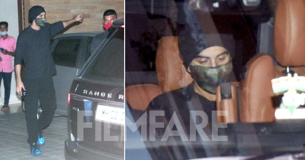 Ranbir Kapoor clicked at a clinic | Filmfare.com