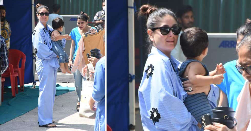 Kareena Kapoor Khan walks alongside baby Jeh in adorable pictures ...
