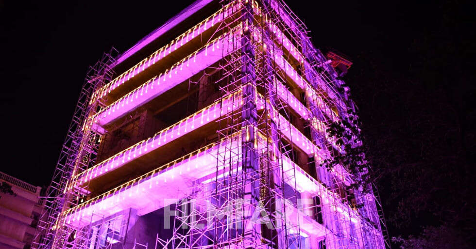 Krishna Raj bungalow lights up ahead of Ranbir Kapoor and Alia Bhatt’s ...