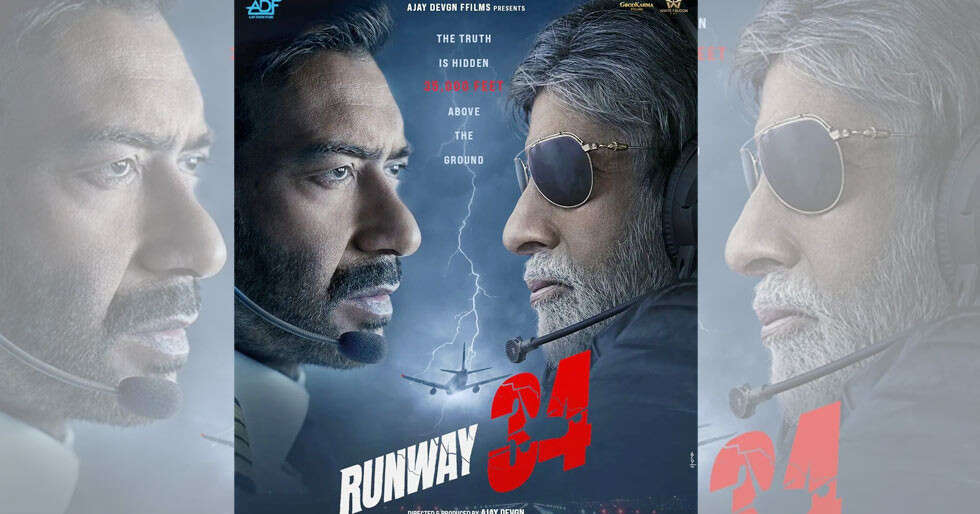 Ajay Devgn intrigues fans with a new poster of Runway 34 | Filmfare.com
