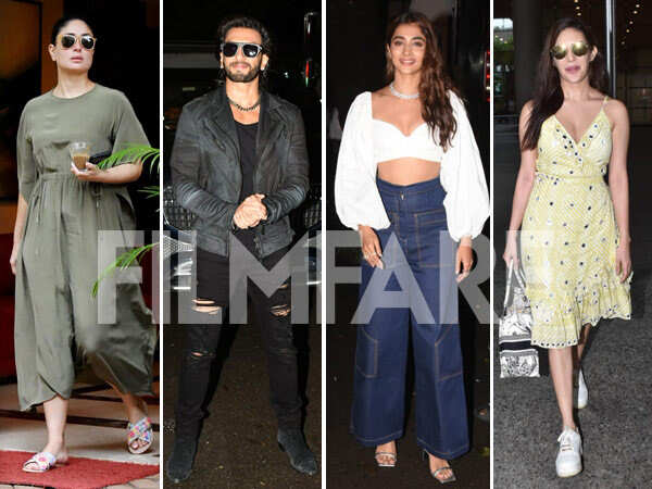Kareena Kapoor Khan Ranveer Singh And Others Get Clicked Out And About