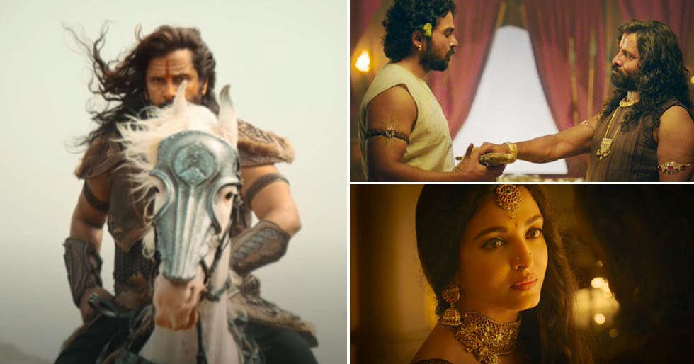 Ponniyin Selvan: I trailer has stunning shots featuring Karthi, Aishwarya Rai Bachchan and more ...