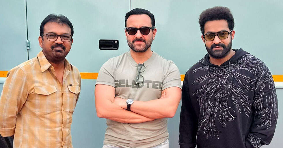 The makers of NTR 30 welcome Saif Ali Khan on board alongside Jr NTR ...
