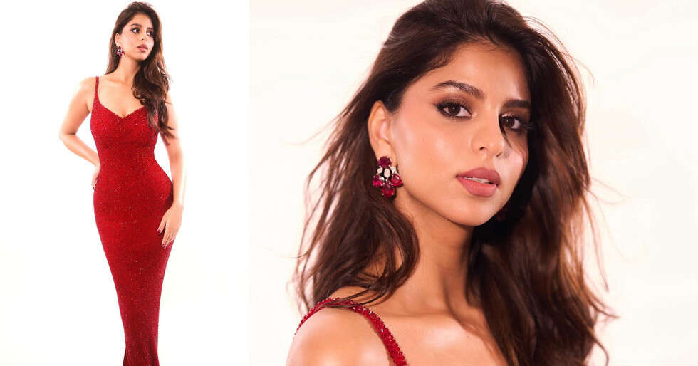 We’re still not over Suhana Khan's red bodycon gown at The Archies ...