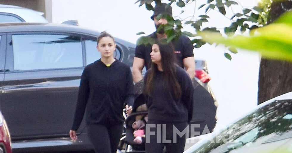Alia Bhatt, Ranbir Kapoor step out with baby Raha in FIRST appearance ...