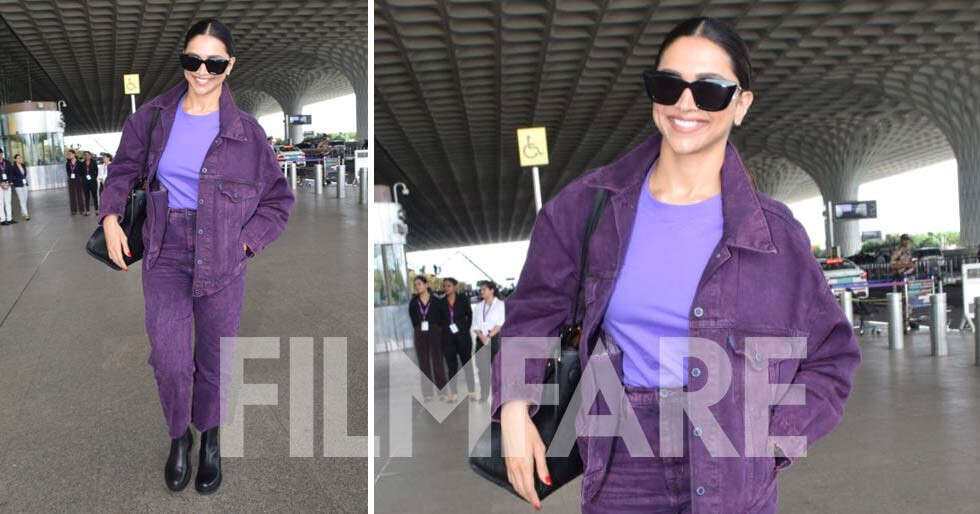 Deepika Padukone looks ravishing in a purple ensemble | Filmfare.com