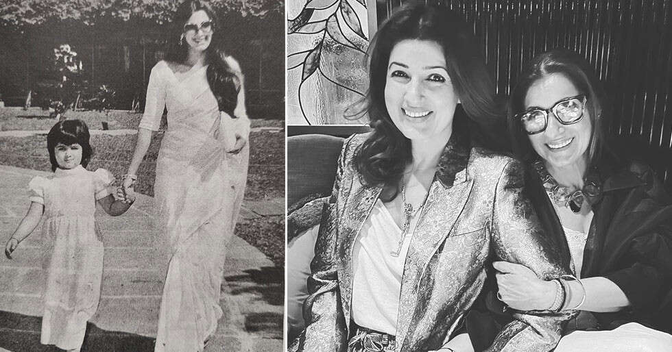 Twinkle Khanna's heartwarming throwback photos with mom Dimple Kapadia ...