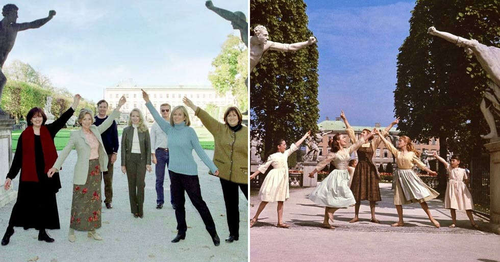 The Von Trapp kids from Sound of Music recreate their iconic pose from ...