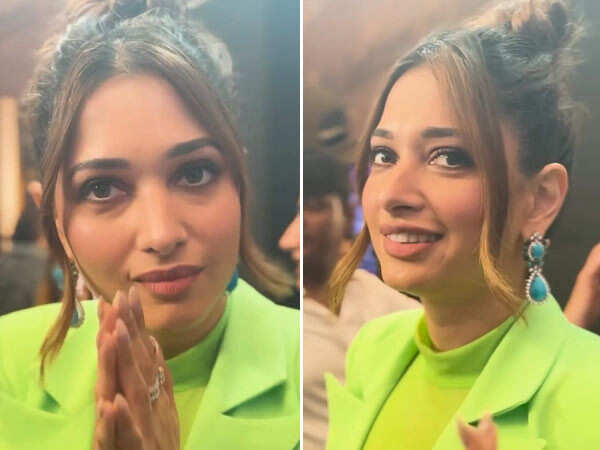 Watch Tamannaah Bhatias Reaction To The Paparazzi As They Mention