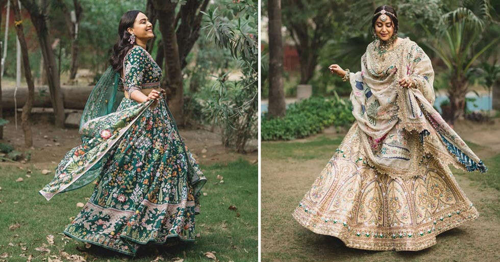 Swara Bhasker stuns in regal ensembles at her Sangeet and reception ...