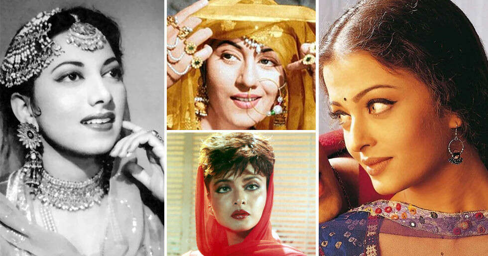 Top ten onscreen vintage beauty looks from iconic Bollywood films ...