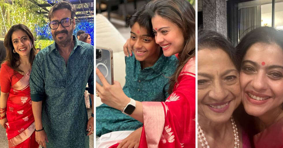 Kajol and Ajay Devgn celebrate Diwali with family and industry friends ...