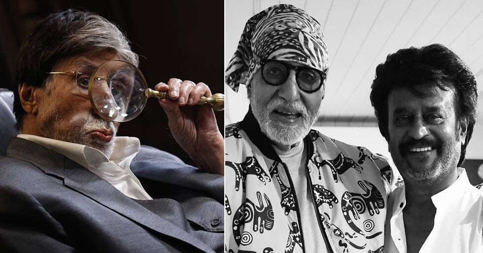 Rajinikanth drops a pic with Amitabh Bachchan as they start shooting ...