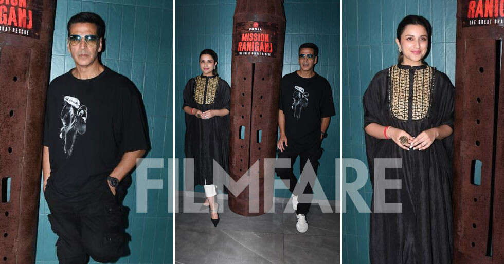 Parineeti Chopra and Akshay Kumar get snapped at Mission Raniganj event ...