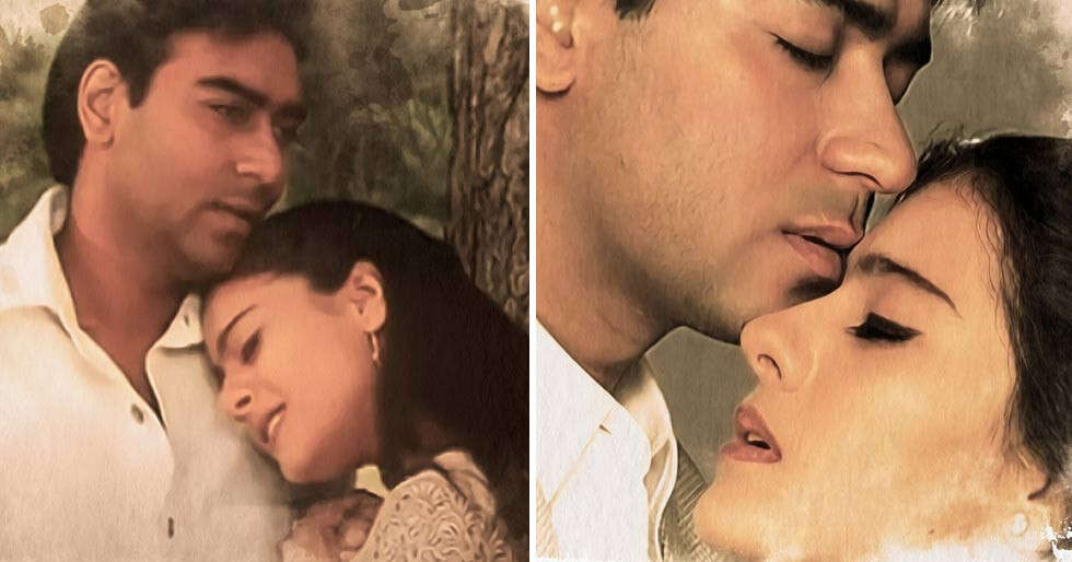 BTS stills from Dil Kya Kare featuring Kajol and Ajay Devgn are proof ...