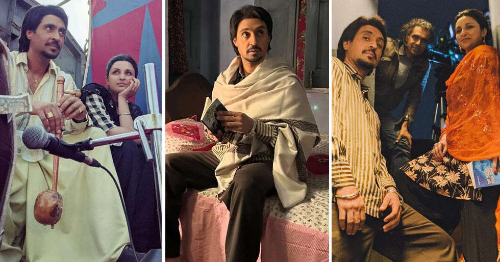 Check out BTS Pics from Amar Singh Chamkila Sets | Filmfare.com