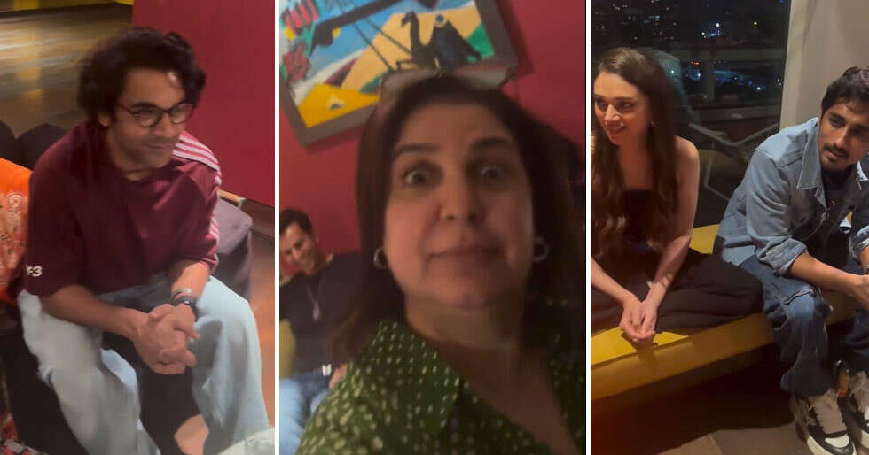 Rajkummar Rao, Aditi Rao Hydari, Sonu Nigam, Anu Malik enjoy a musical ...