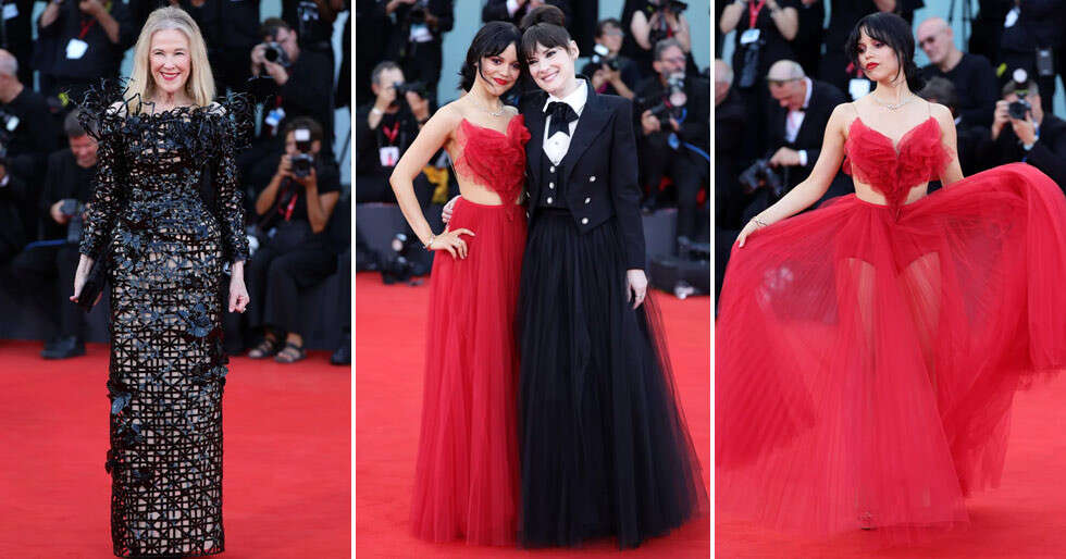 Jenna Ortega at Venice Film Festival for Beetlejuice Beetlejuice ...