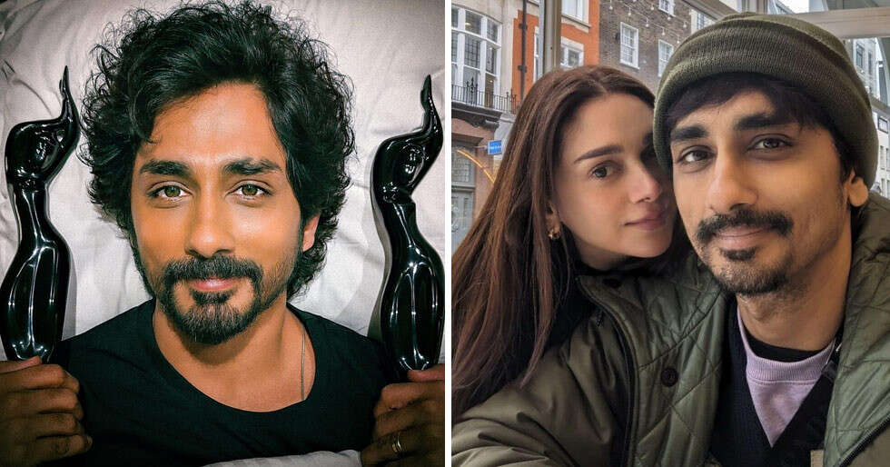 Aditi Rao Hydari praises Siddharth for his recent Filmfare win ...