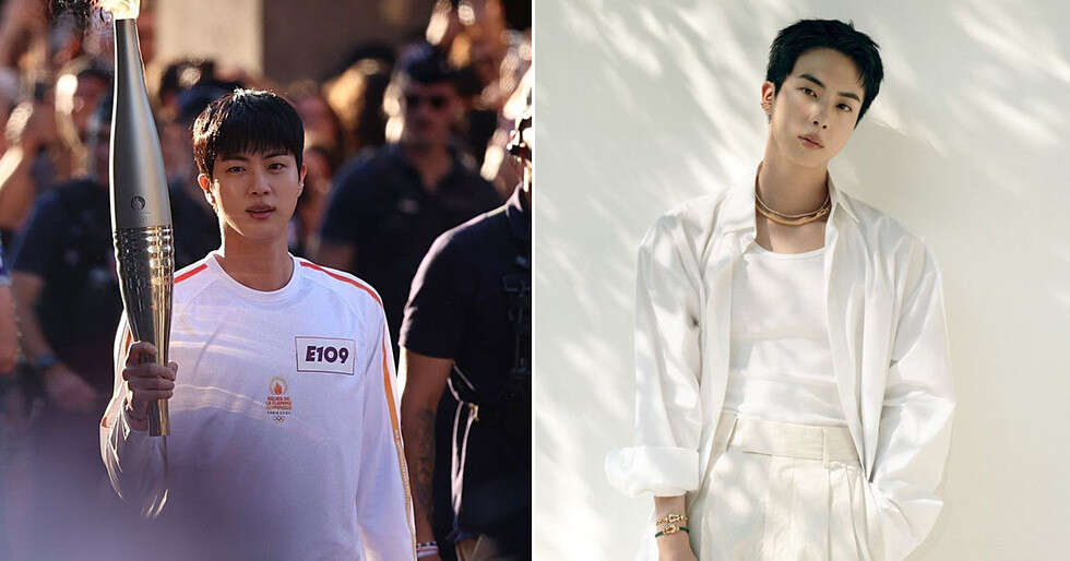 BTS Jin Olympic torch relay appearance boosts K pop sales | Filmfare.com