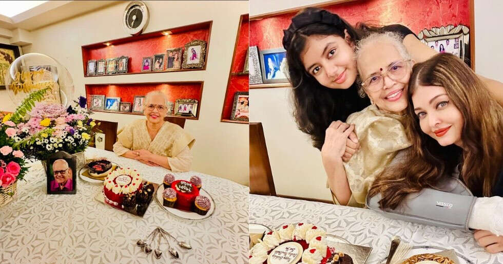Aishwarya Rai Bachchan celebrates her mother Brinda Rai's birthday ...