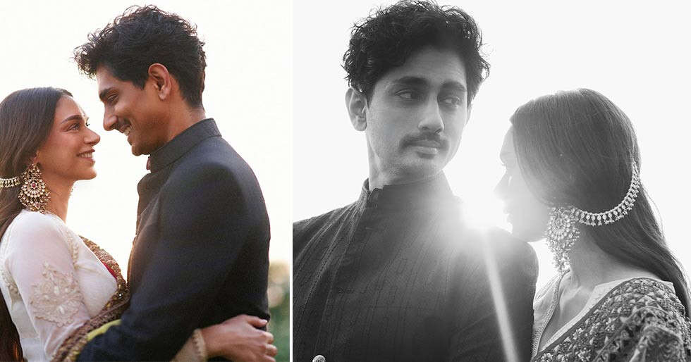Photos: Aditi Rao Hydari & Siddharth Reveal Their Mehendi Look ...